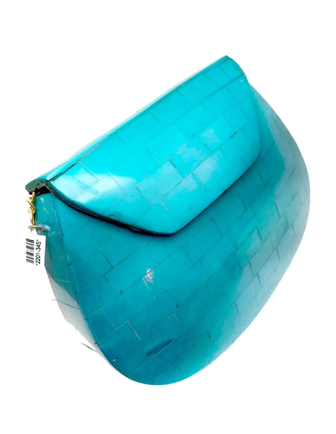 BOLSOS AZULES CLUTCH MOSAICO PARA BODA, BAUTIZO Y COMUNION