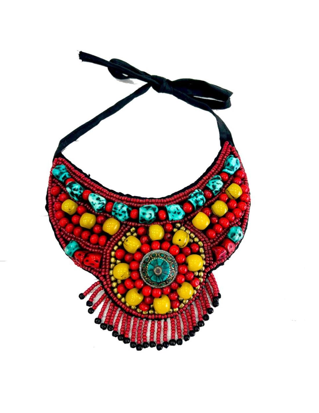 COLLARES ETNICOS NEPAL MODA BOHO CHIC ONLINE